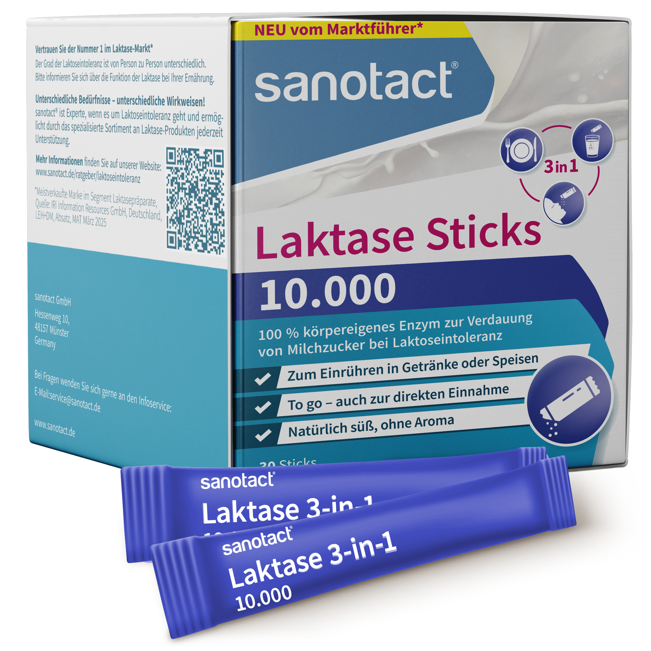 Laktase Sticks - sanotact